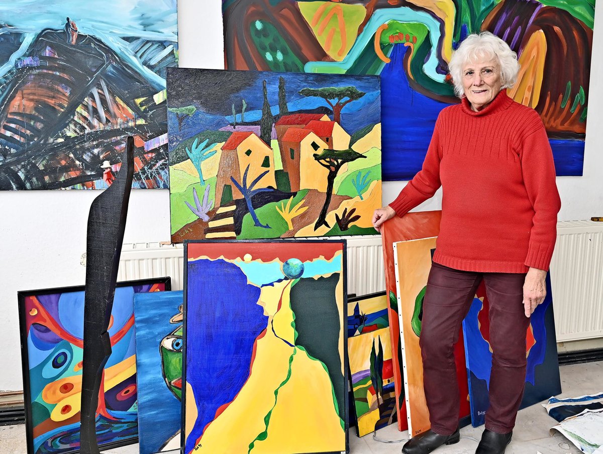 Ein letzter Blick ins Atelier von Rolf Knust