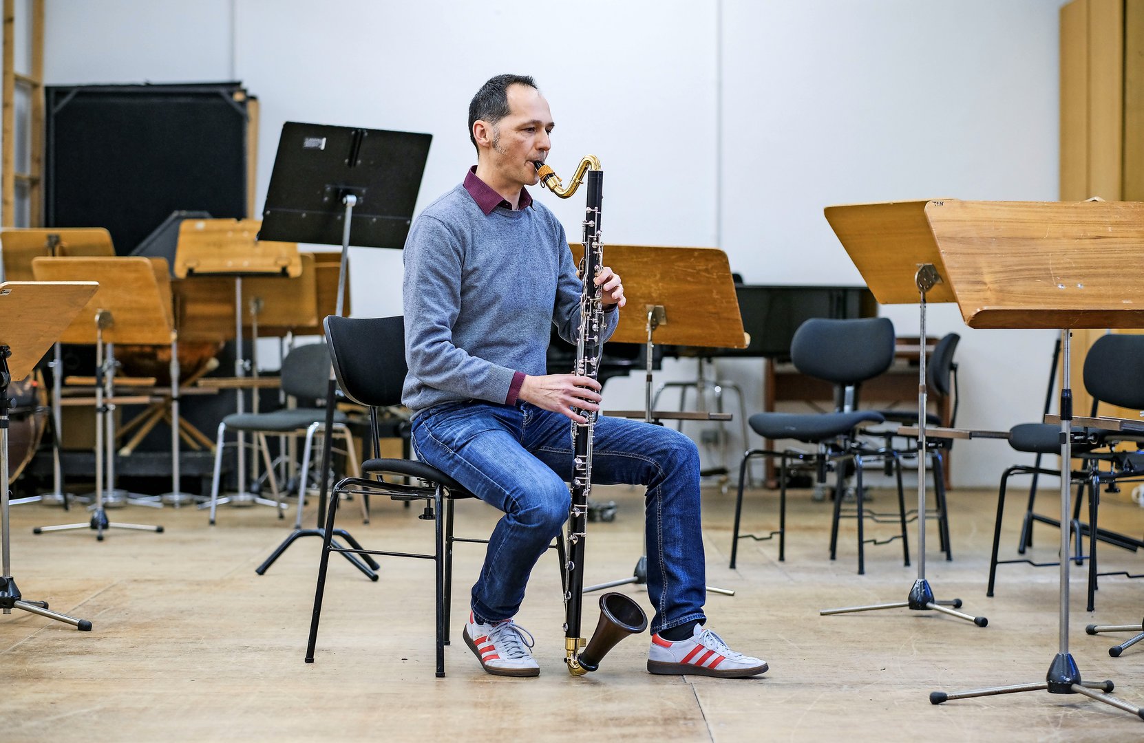 Gespielt wird, was auf dem Pult liegt