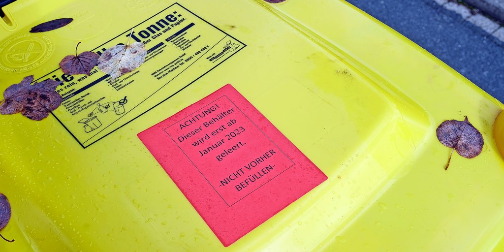 Gelbe Tonne im Kreis Hildesheim: Wann sie vor die Tür soll – und was ...