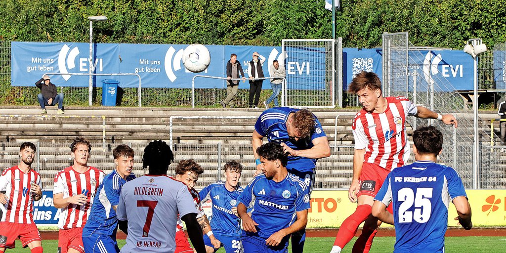 Louis Malina trifft beim 5:1-Heimerfolg des VfV 06 Hildesheim über ...