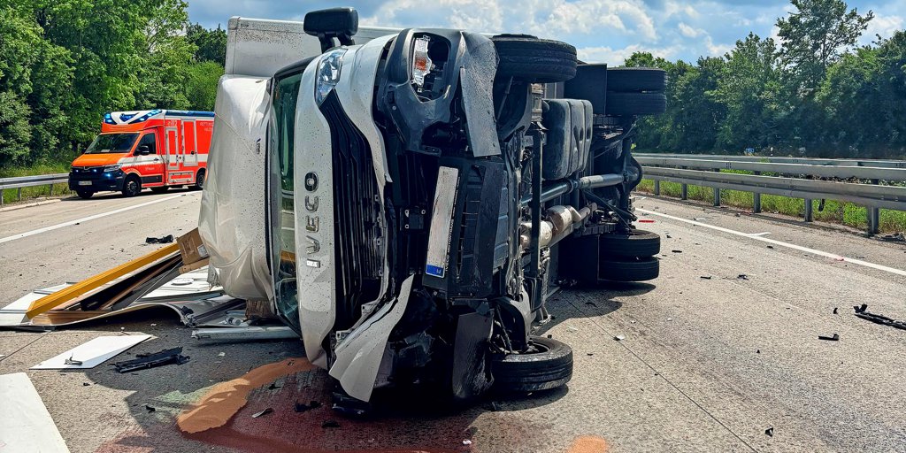 Unfall mit mehreren Verletzten: Autobahn 7 bei Hildesheim wieder vollständig befahrbar