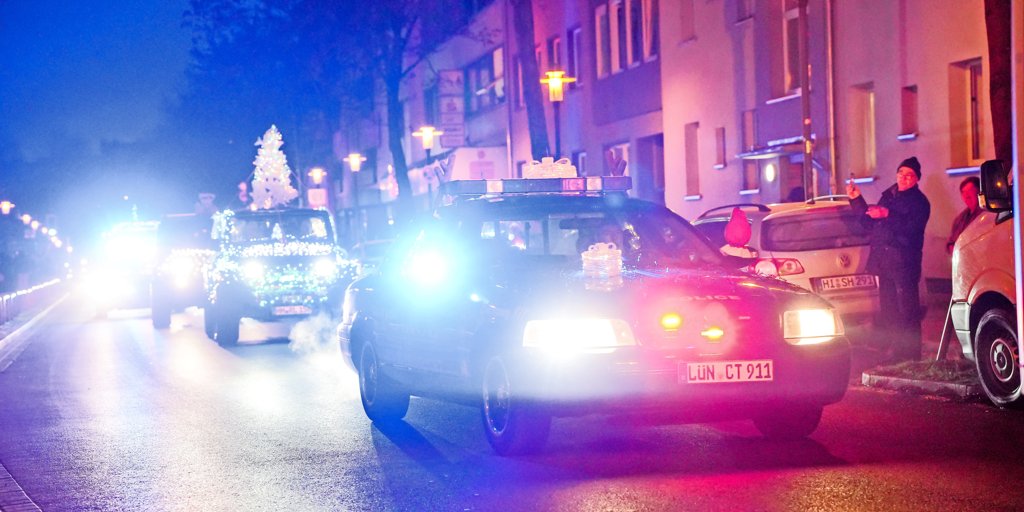 Die dritte Hildesheimer Lichterfahrt in Bildern