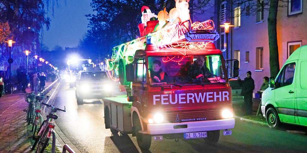 Die Route der Hildesheimer Lichterfahrt 2023